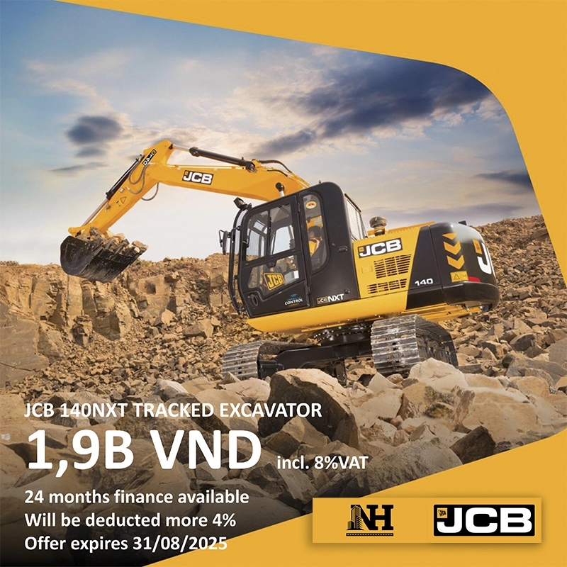 MÁY XÚC BÁNH XÍCH JCB JS140LC NXT